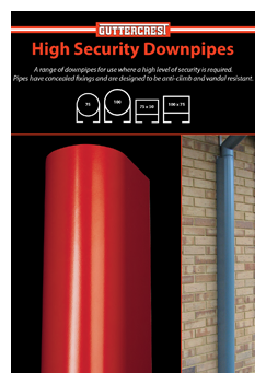Aluminium Anti Climb Downpipes | Anti Vandal Aluminium Rainwater Pipe ...