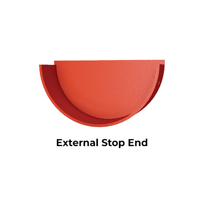 Beaded Deep Flow Gutter - Stop Ends - Guttercrest