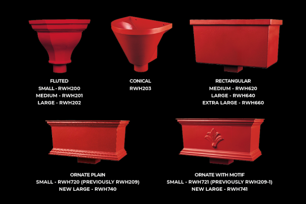Cast Hopper Head | Cast Aluminium Rainwater Hoppers | Cast Iron Hopper ...